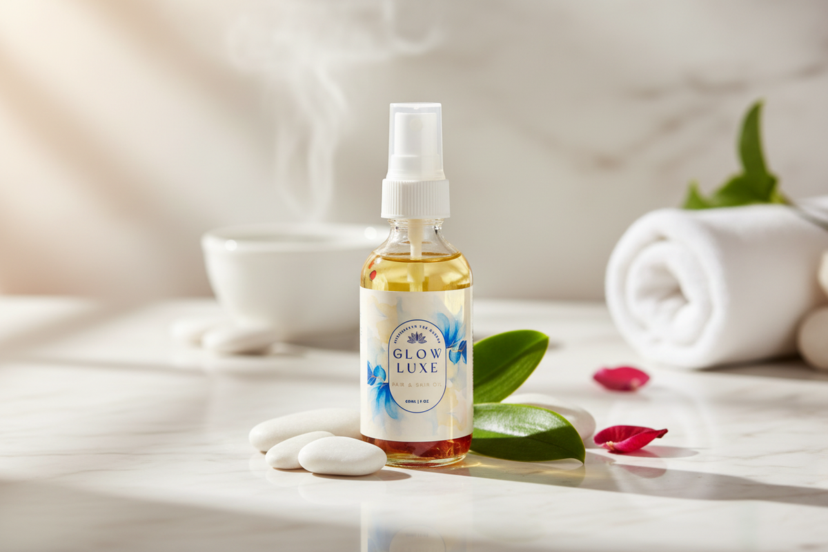 Glow Luxe Hair & Skin Glow Oil – Underneath The Makeup